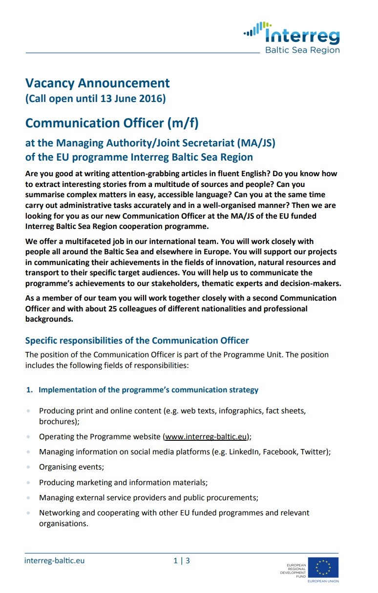 Job Announcement Template | Free Payslip Templates