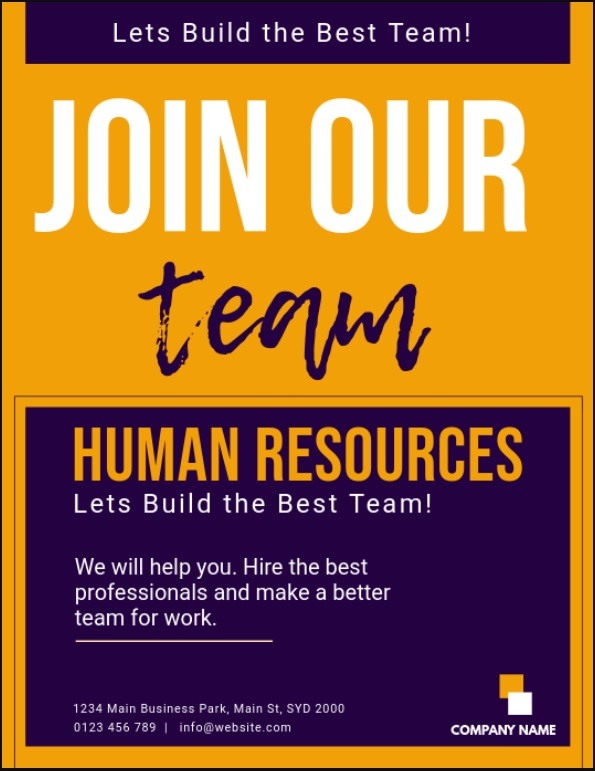 Job Announcement Template | Free Payslip Templates